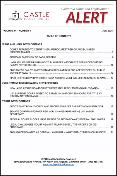 California ALERT Volume 44 (July 2025 - June 2026) - Castle ...